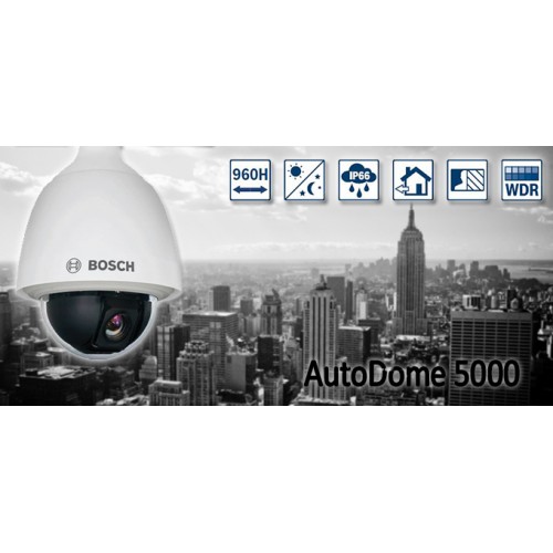 BOSCH V.VEZ523EWCR- AUTODOME 5000 / CAMARA DOMO IP66 / 960H / WDR ...
